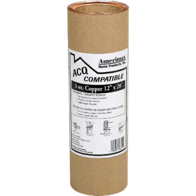 Shop 12"x20' Roll Termite Shield at Jaeger Lumber | Gutter & Metal Products