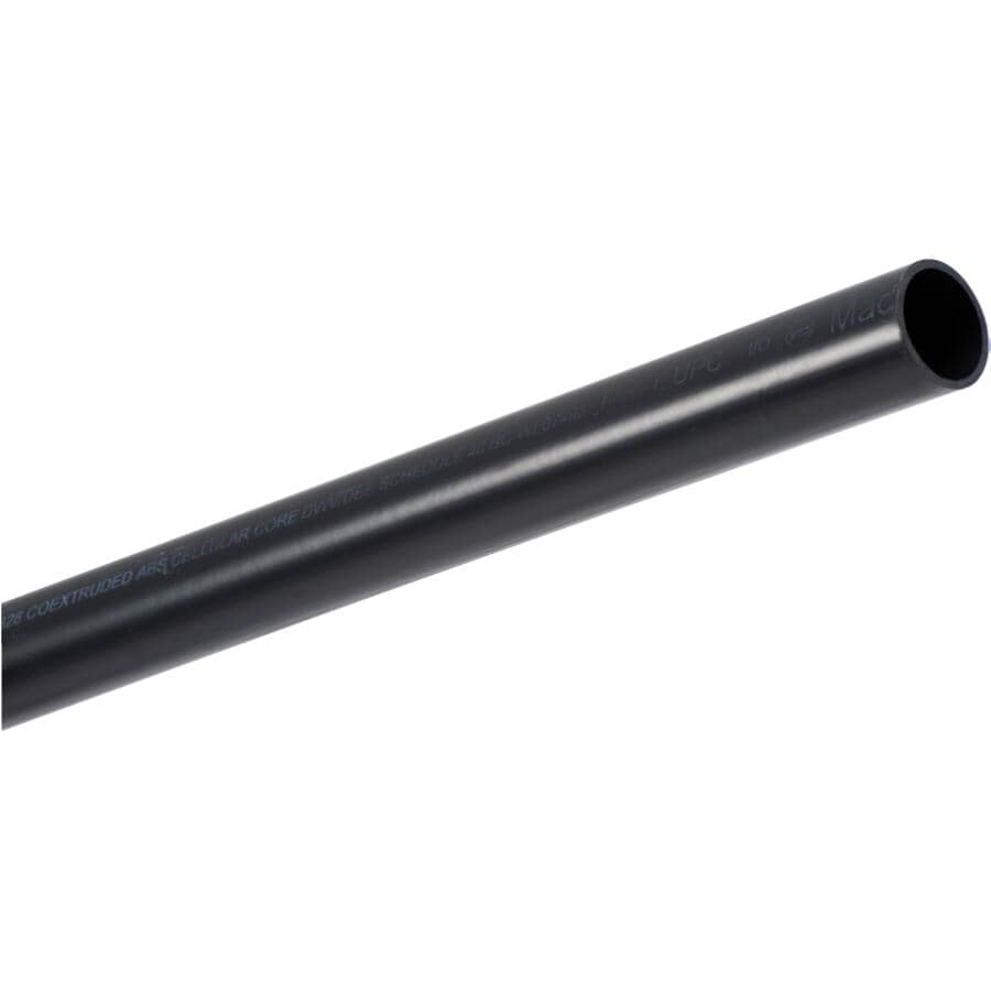 Shop 2x12' ABS DWV Cellcore Pipe - PCS at New Canadians Lumber | Pipes