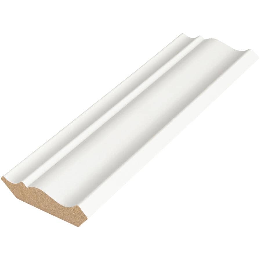 Alexandria Moulding 8' Primed MDF Crown Moulding at New Canadians ...