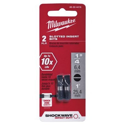 MILWAUKEE 2PK 1" 1/4" INSERT BIT at Niece Lumber | Milwaukee