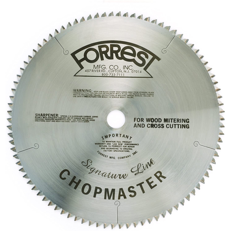 Shop FORREST CHOPMASTER PTB 10" 90T at Niece Lumber | Forrest Products ...
